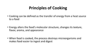 Effect of heat on foods | PPTX