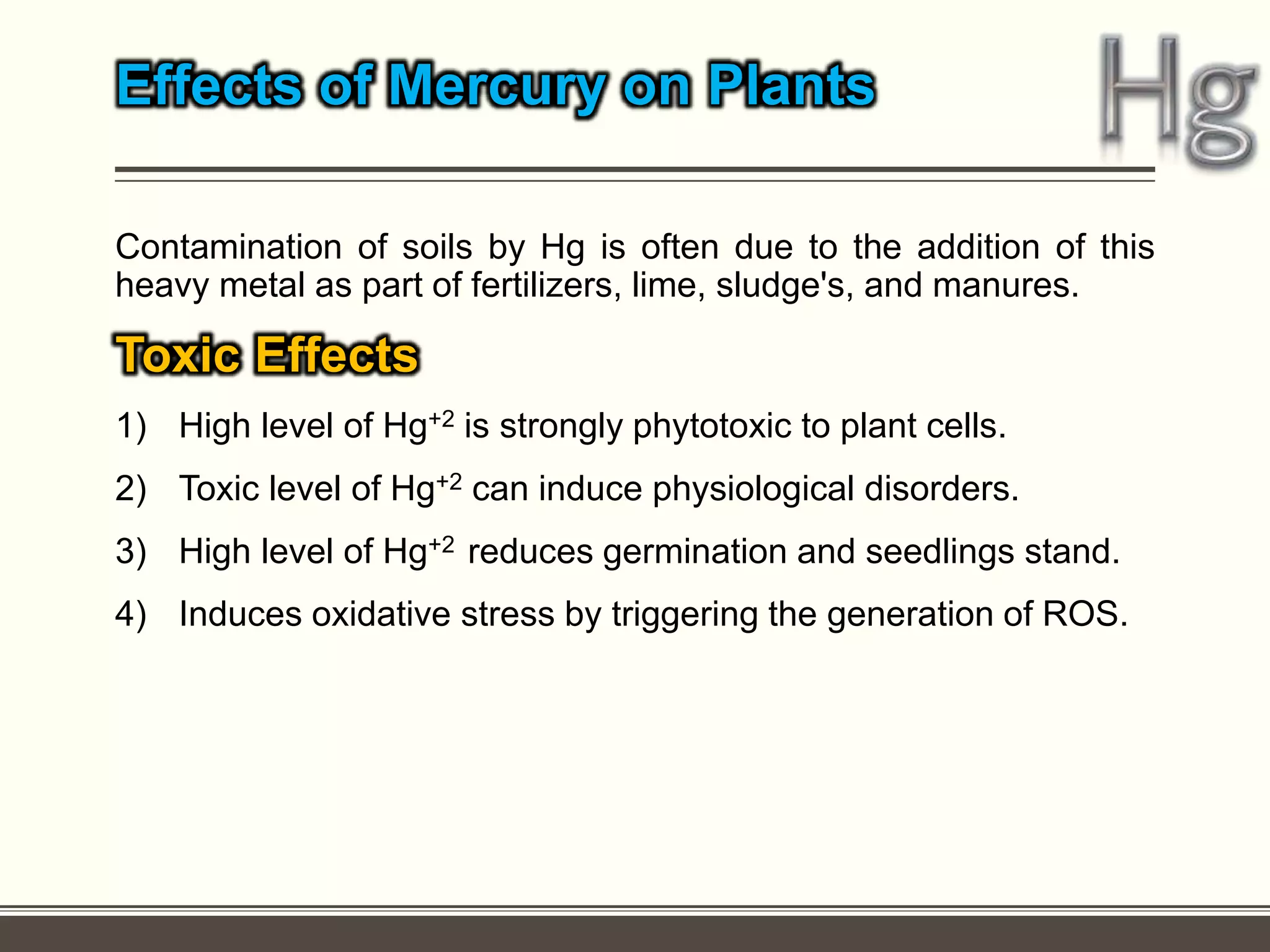 Effect of Heavy Metals on Plants | PPTX