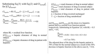 EFFECT OF HEPATIC DISEASE ON PHARMACOKINETICS.pptx