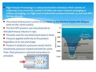 Effect of high pressure processing on protein and starch | PPT