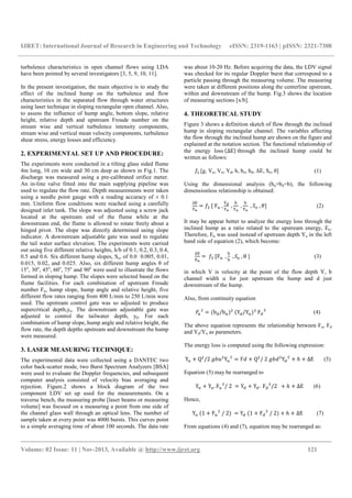 Effect of inclined hump on the turbulence intensities | PDF | Physics ...