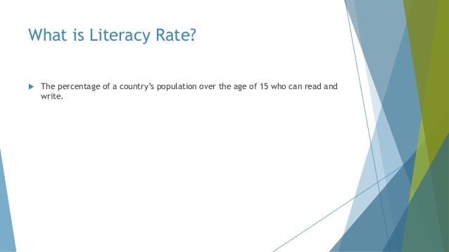 Effect Of Literacy Rate On Quality Of Life effect-of-literacy-rate-on-quality-of-life