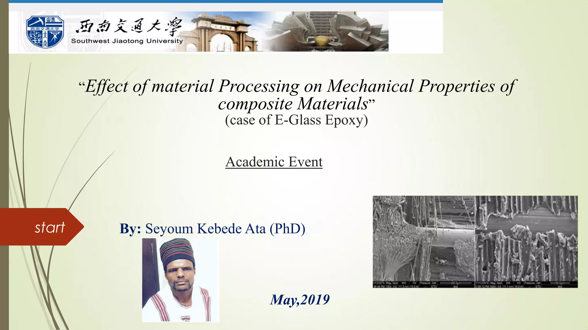 Effect of material processing on properties of materials | PDF