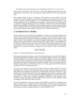 Effect of mesh grid structure in reducing hot carrier effect of nmos device simulation | PDF