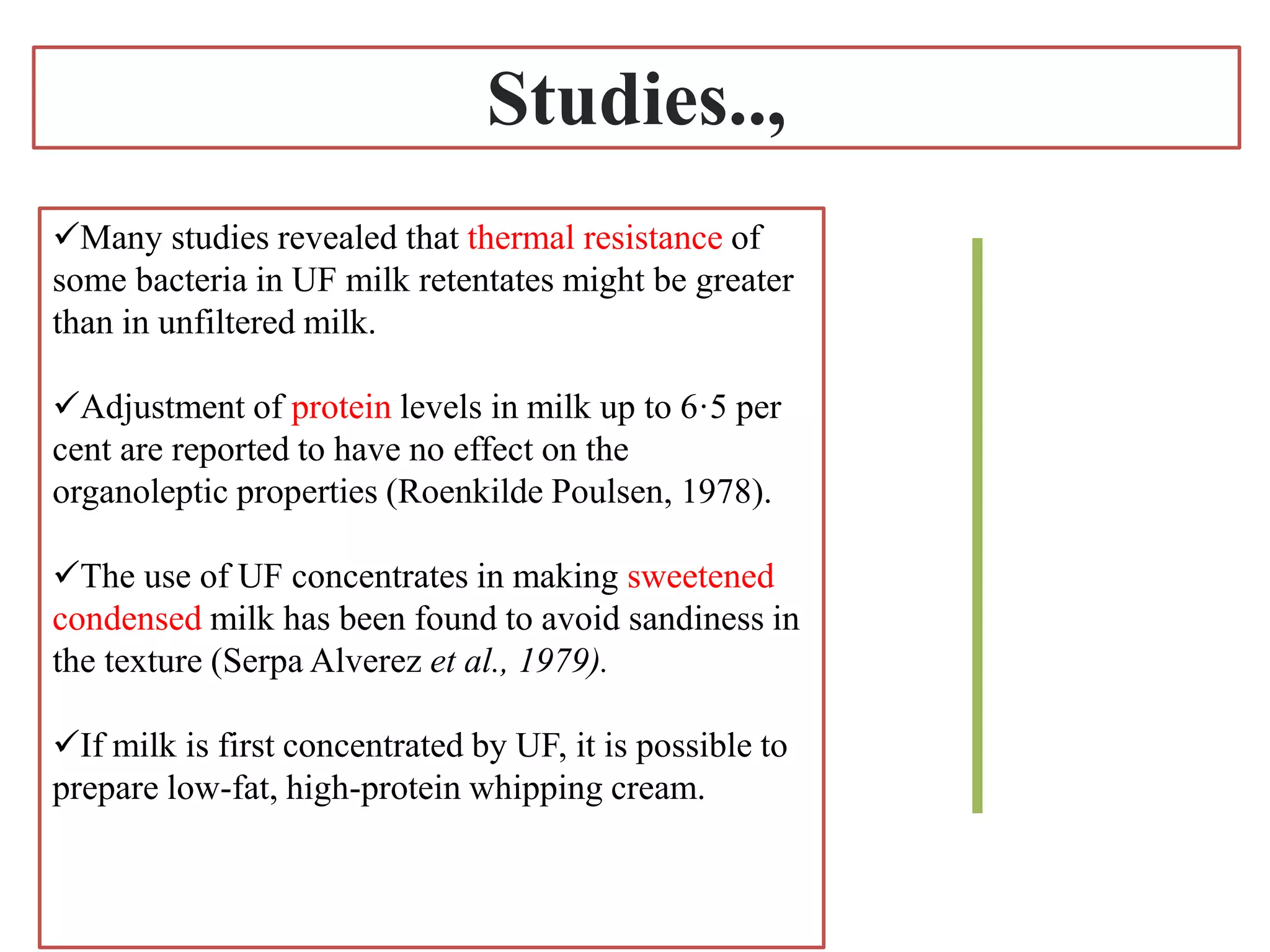 Effect of milk constituents on membrane process | PPTX