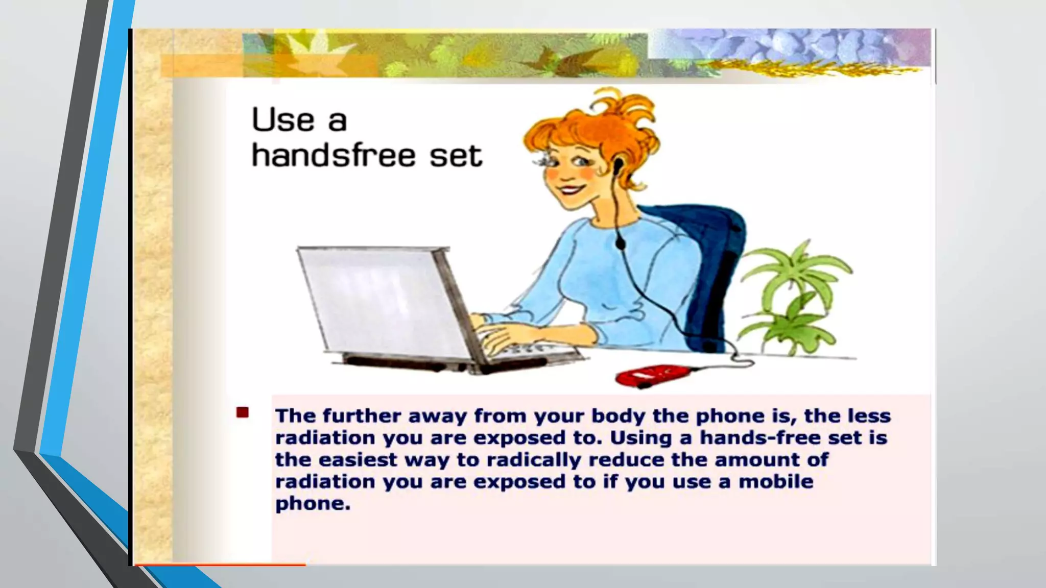 Effect of mobile radiation on health ppt | PPTX