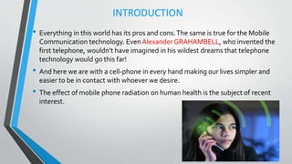 Mobile Radiation Effects On Humans