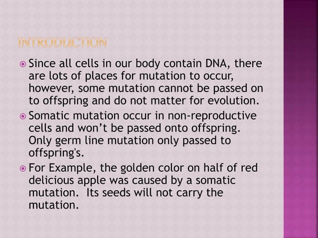 Effect of mutations ( beneficial and harm full) | PPTX | Genetics | Science