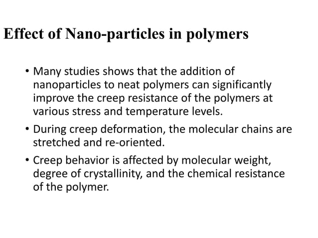Effect of nano particle size on mechanical properties | PPTX