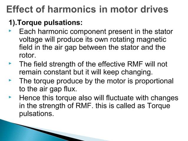 Effect of non sinusoidal waveform of a.c. machine performance | PPT