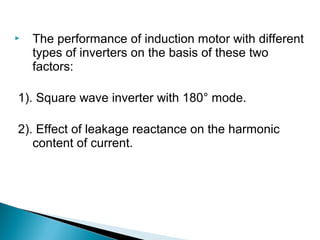 Effect of non sinusoidal waveform of a.c. machine performance | PPT