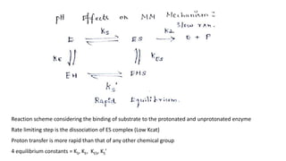 Effect of pH and temperature on enzyme activity notes | PDF | Chemistry ...