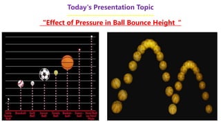 Effect of pressure in ball bounce height | PPTX