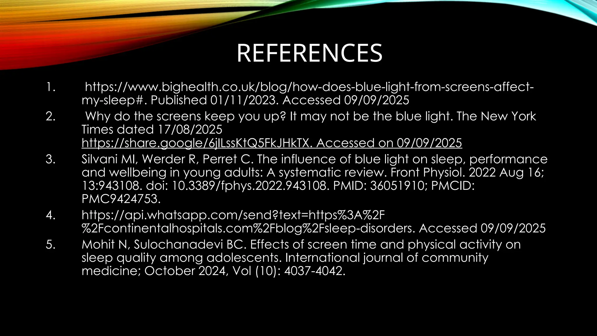 Effect of screen time on sleep in children.pptx