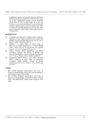 Effect of skew angle on static behaviour of reinforced | PDF