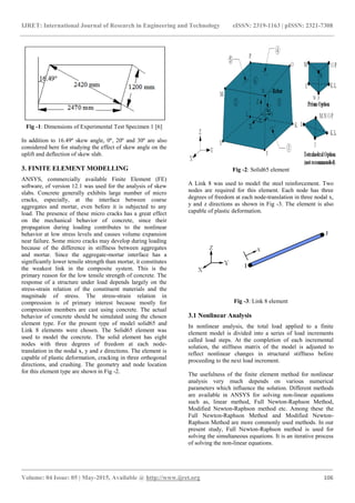 Effect of skew angle on uplift and deflection of rcc skew slab | PDF
