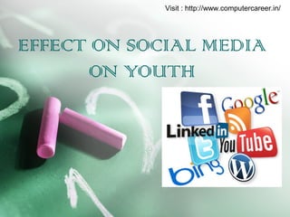 EFFECTS OF SOCIAL MEDIA ON YOUTH | PPT