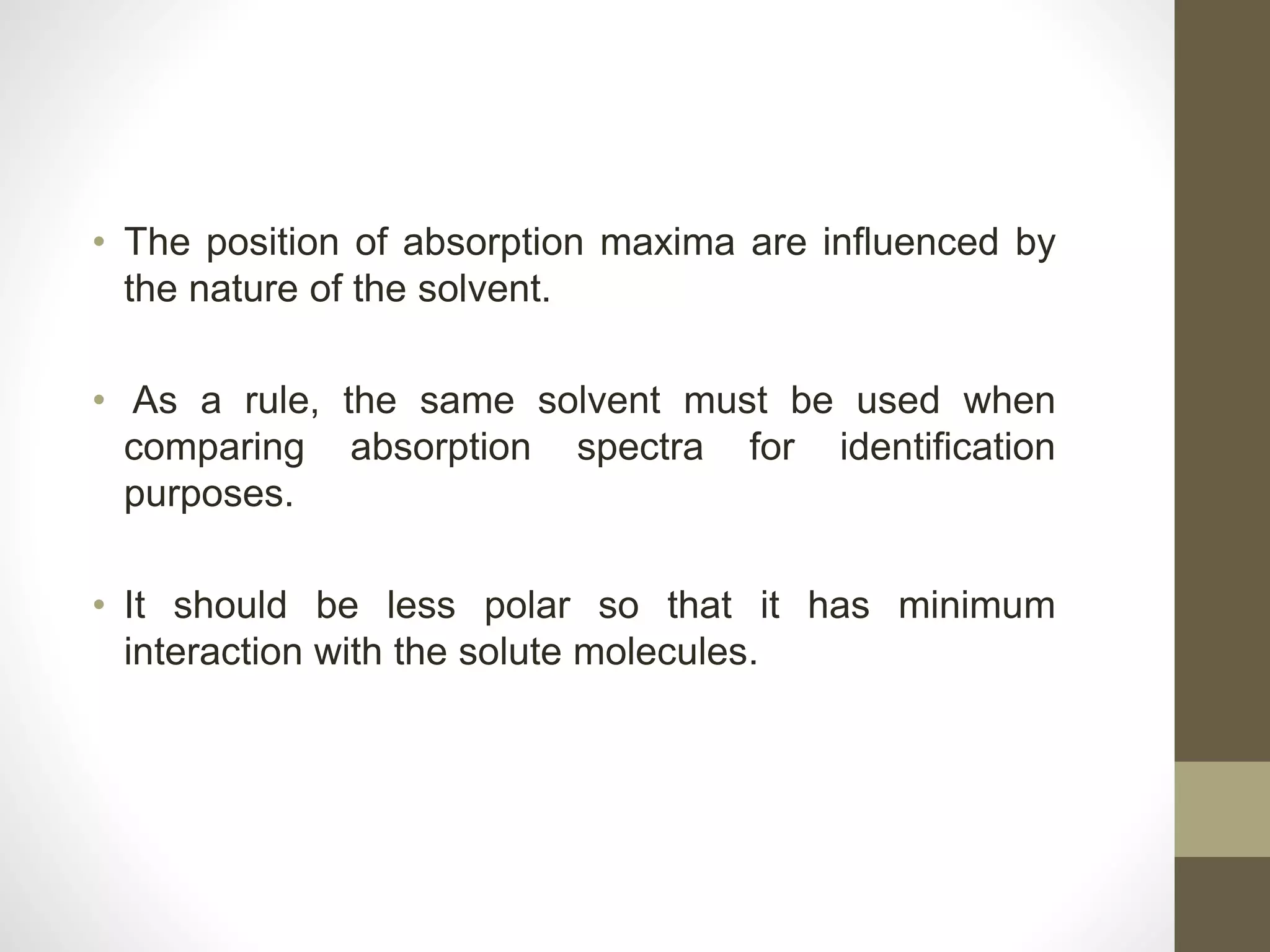 Effect of solvent | PPTX