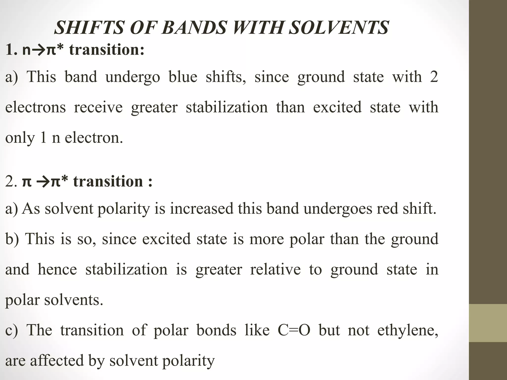 Effect of solvent | PPTX