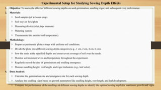 Effect of Sowing Depth on Germination and Seedling.pptx