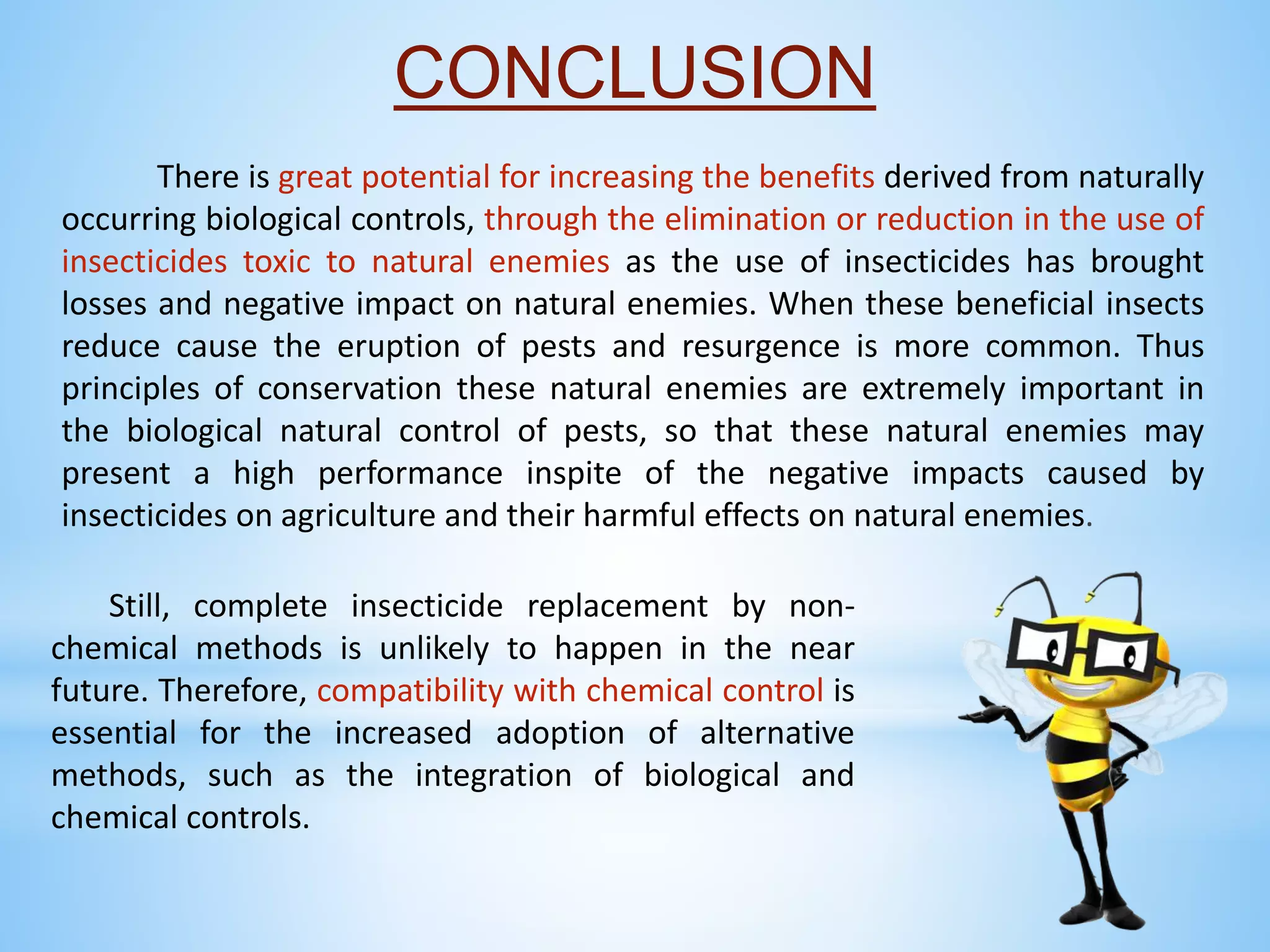Effect of sub lethal doses of insecticides on natural enemies of crop pests | PPTX