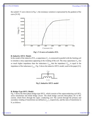 iaetsd Effect of superconducting fault current limiter (sfcl) on triumphant intrusion of | PDF
