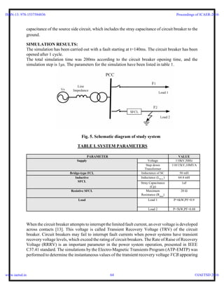 iaetsd Effect of superconducting fault current limiter (sfcl) on triumphant intrusion of | PDF