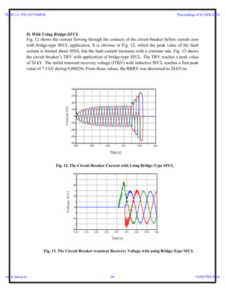 iaetsd Effect of superconducting fault current limiter (sfcl) on triumphant intrusion of | PDF