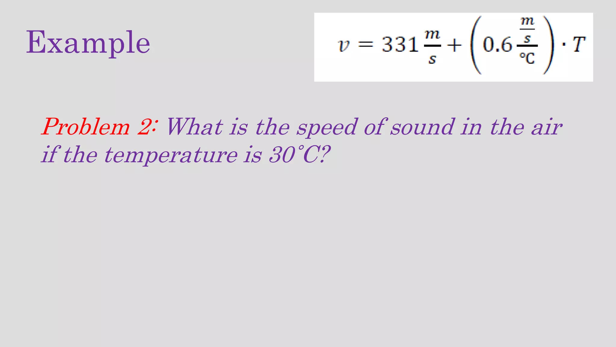 Effect of Temperature to the Speed of Sound.pptx | Physics | Science