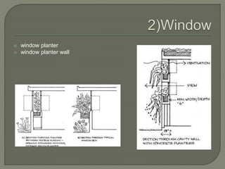 Passive Cooling Effects of Trees and Plants on Buildings | PPTX