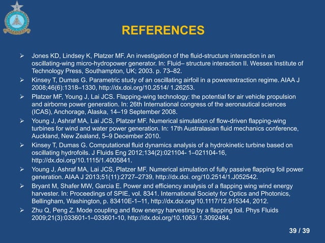 Effect of Tubercles on flapping wing in Energy Extraction mode.pptx