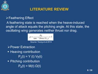 Effect of Tubercles on flapping wing in Energy Extraction mode.pptx