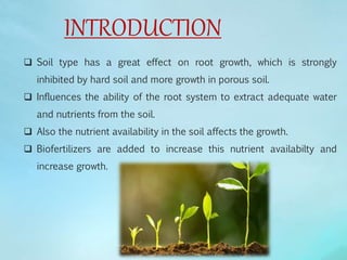 Effect of two soil types on plant growth | PPTX