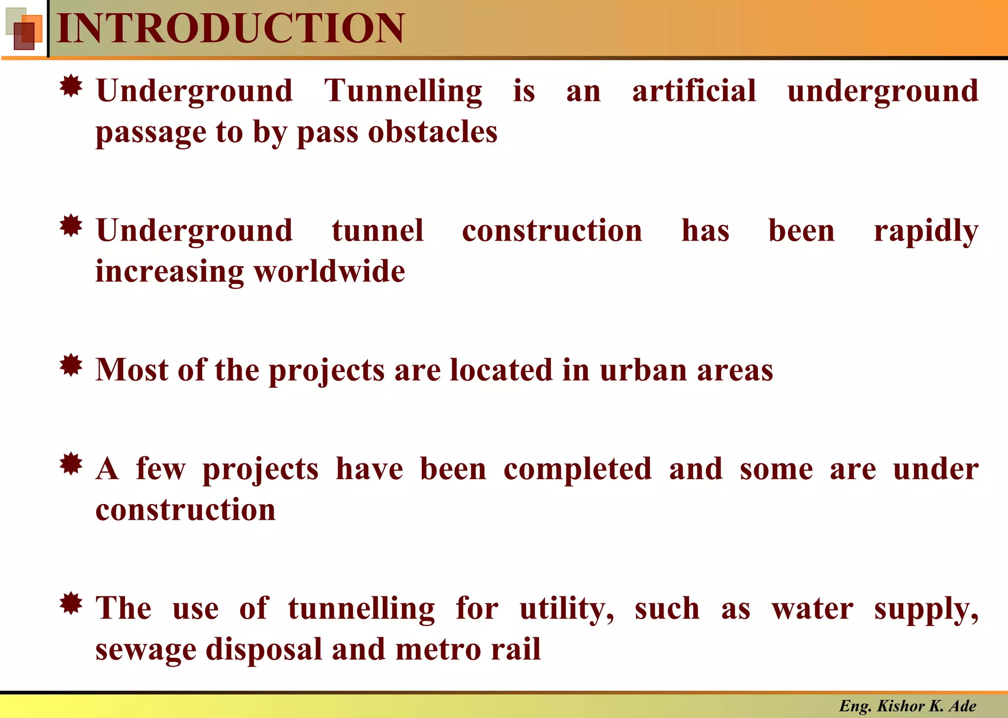 Effect of underground tunnelling by (TBM) on foundations of existing ...