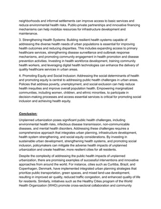 Effect of unplanned urbanization....docx