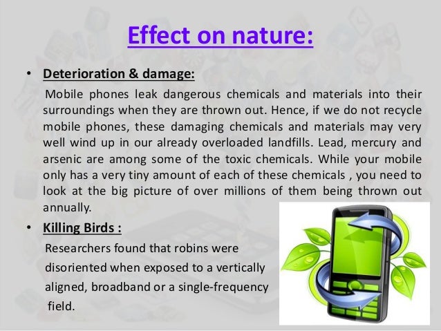 Effect of using mobile phone