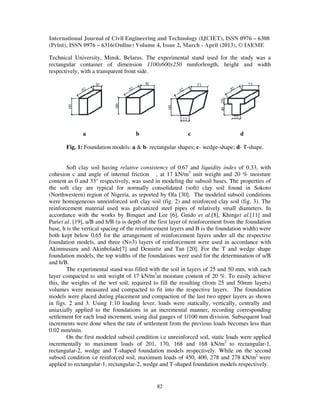 Effect of vertical cross sectional shape of foundation and soil reinforcement | PDF
