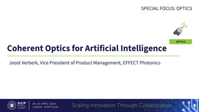 Coherent Optics for Artificial Intelligence | PDF