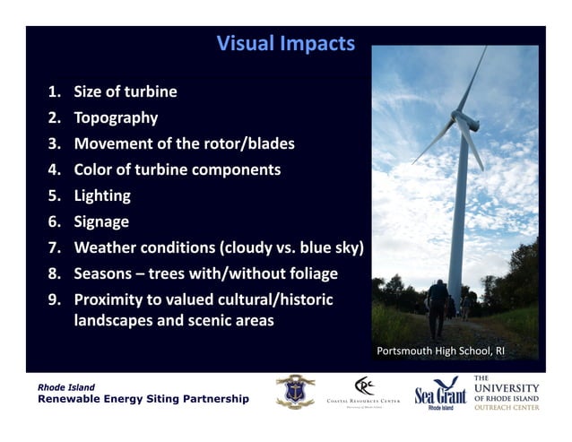 An overview of wind power effects on visual impacts, electromagnetic ...