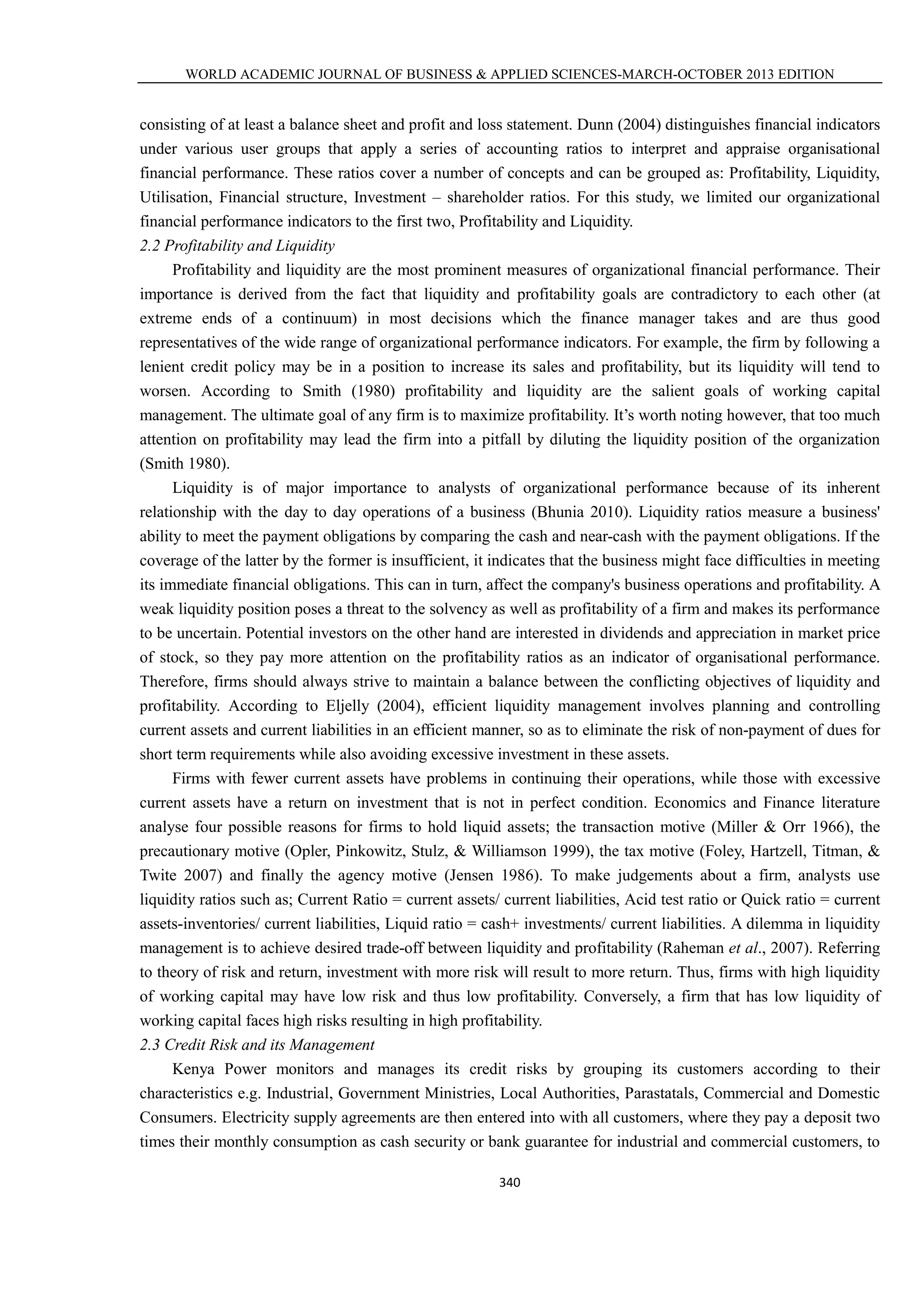 Effects of financial risk management... | PDF
