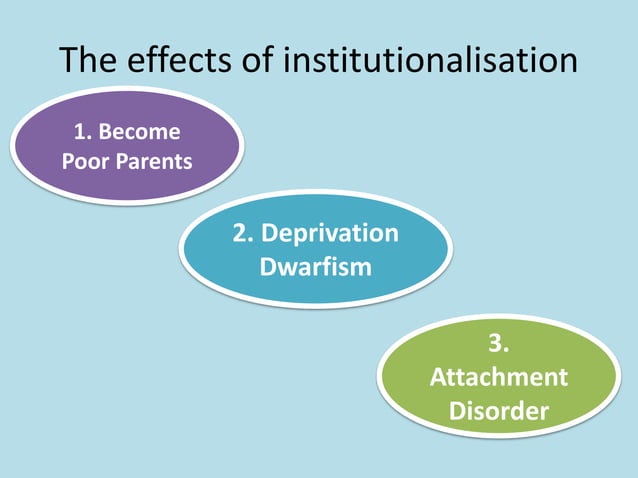 Effects of institutionalisation | PPT