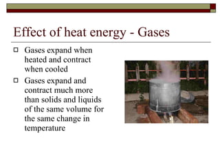 Effects Of Heat Energy | PPT