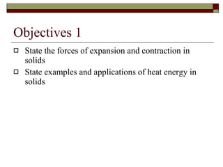 Effects Of Heat Energy | PPT