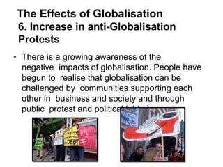 Effects and benefits of globalisation | PPT