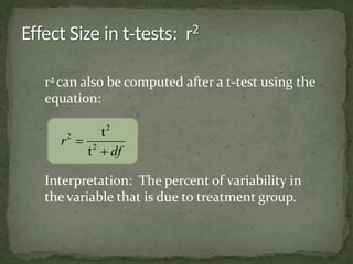 Effect size | PPTX