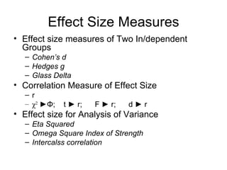 Effect size presentation | PPT