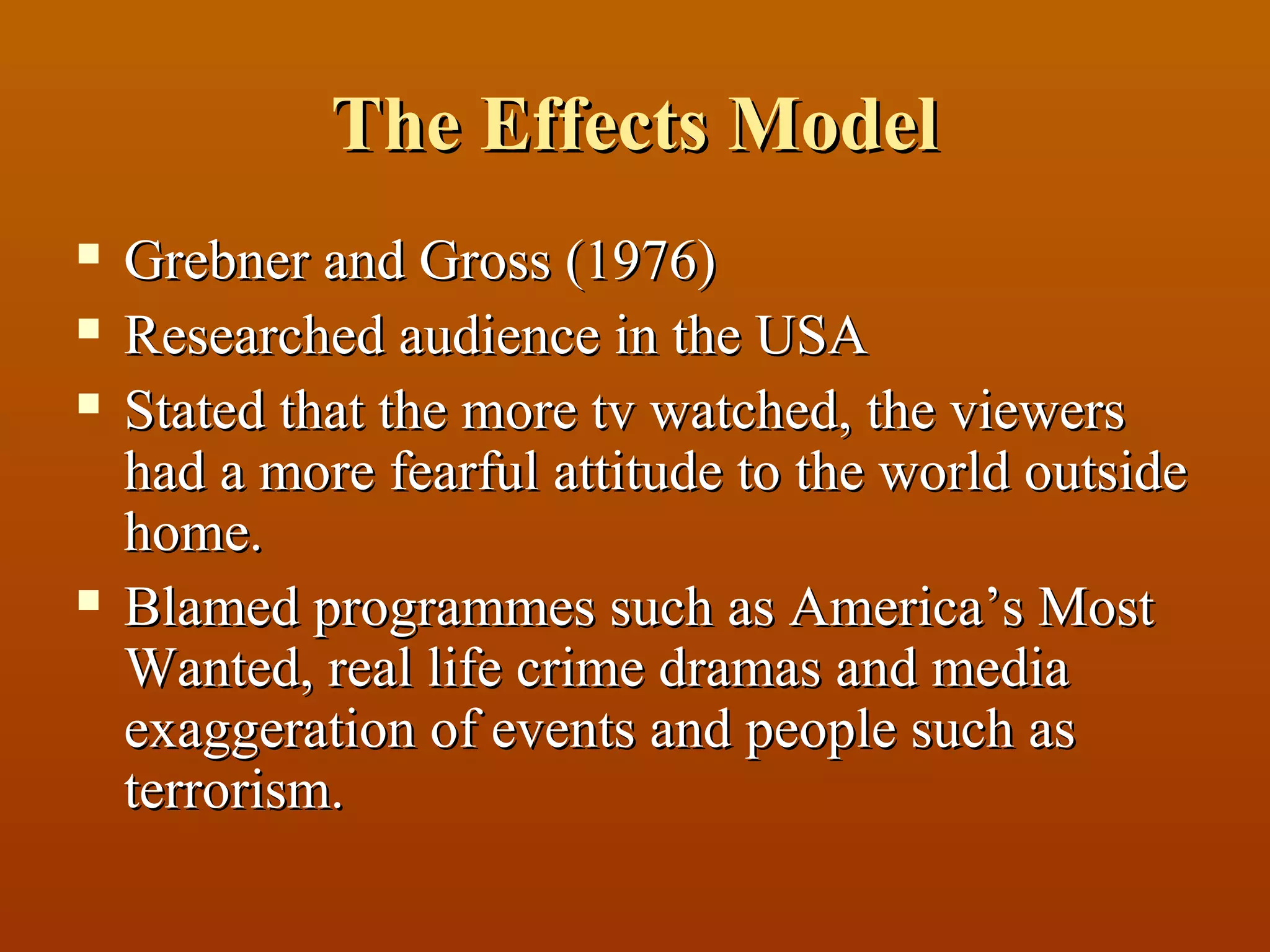 Effects model | PPT