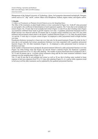 Effects of acalypha wilkesiana leaf extract, hot and boiling | PDF