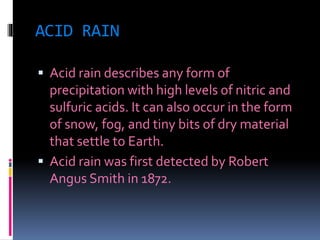 Effects of air pollution | PPTX