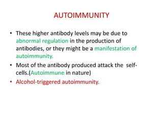 Effects of alcoholism on immune system | PPTX